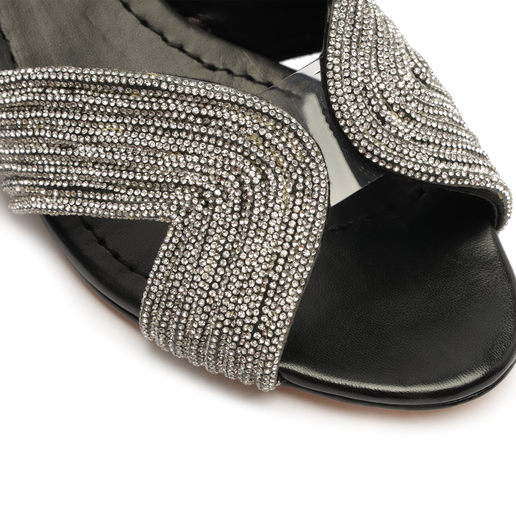 Hattie Mid Block Leather Sandal – SCHUTZ