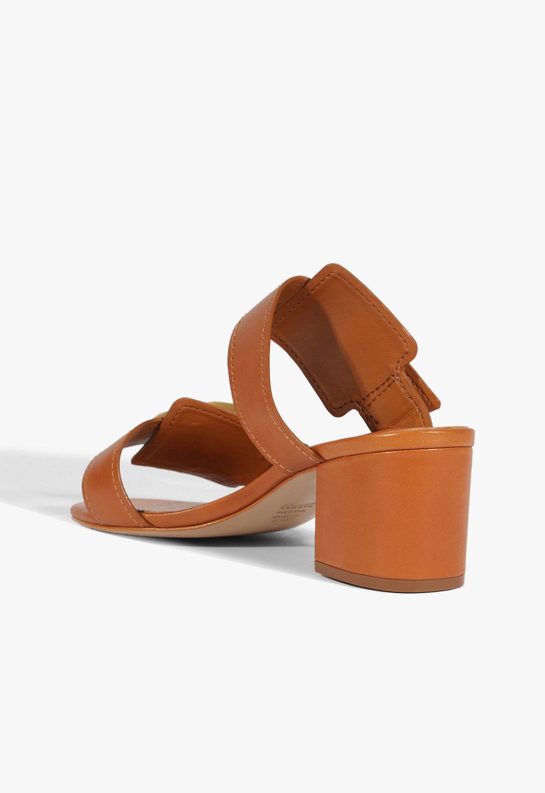 Olga Block Sandal | Brown | Leather – SCHUTZ