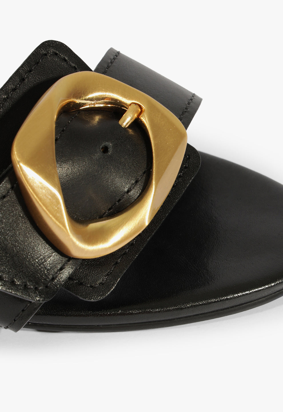 Olga Block Sandal | Black | Leather – SCHUTZ