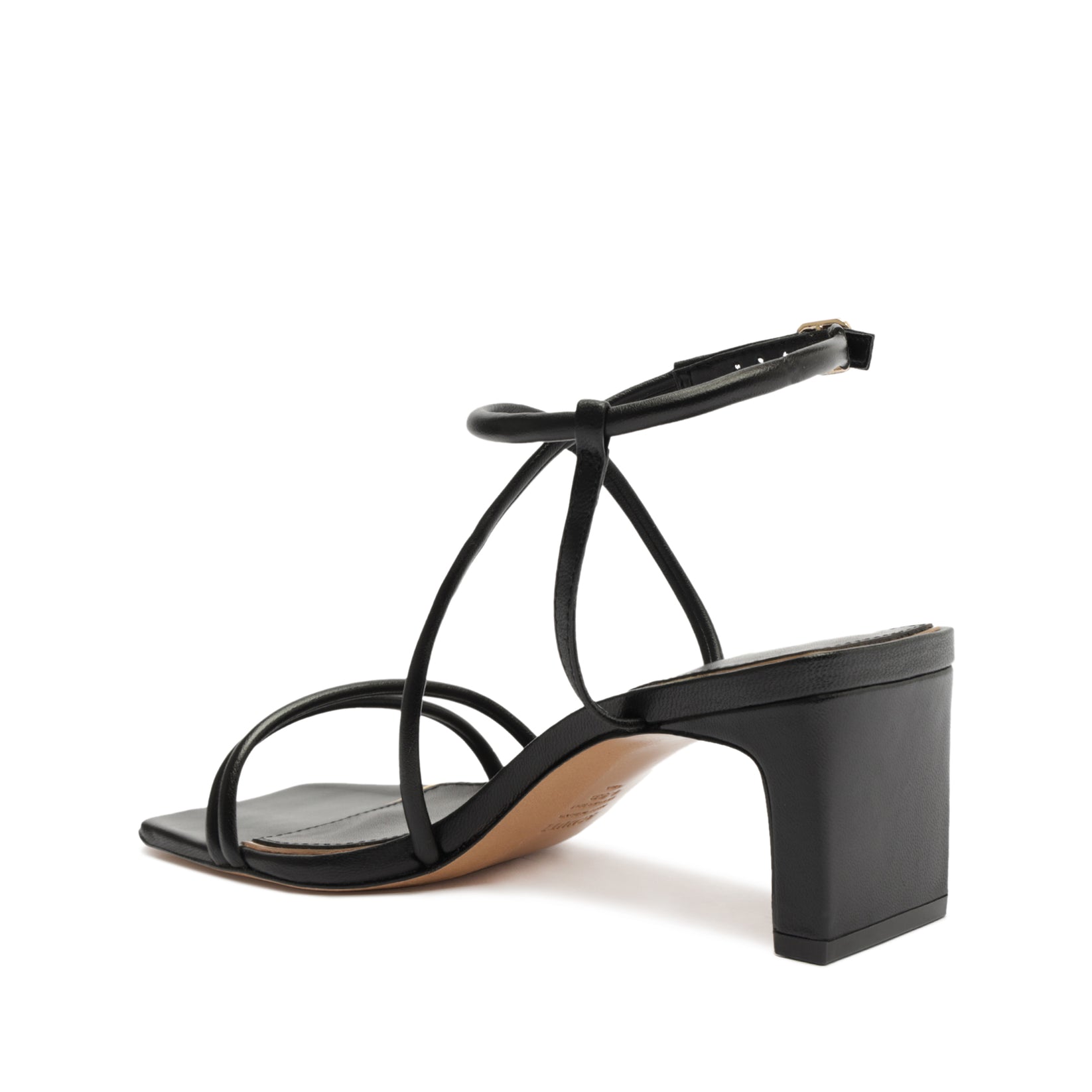 Aimee Block Leather Sandal – SCHUTZ