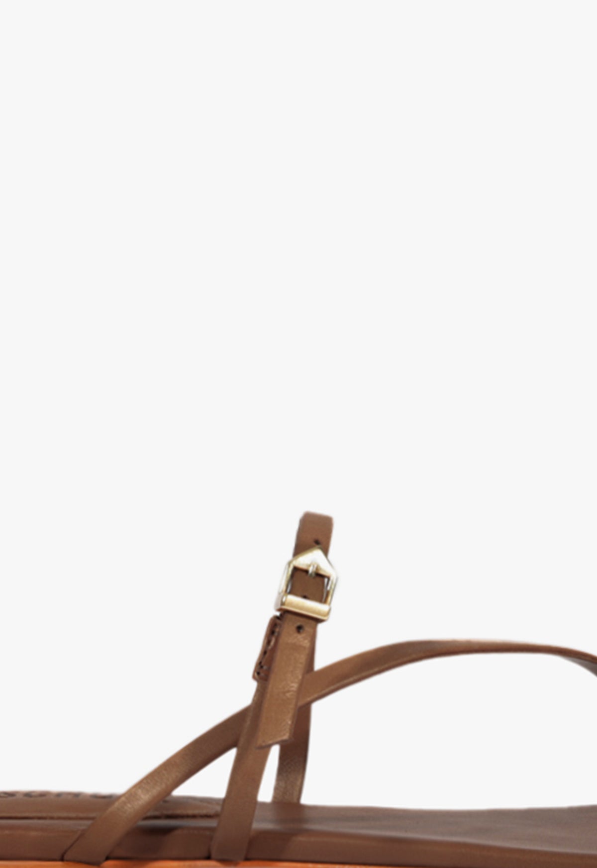 Elysa Flat Sandal | Brown | Leather – SCHUTZ