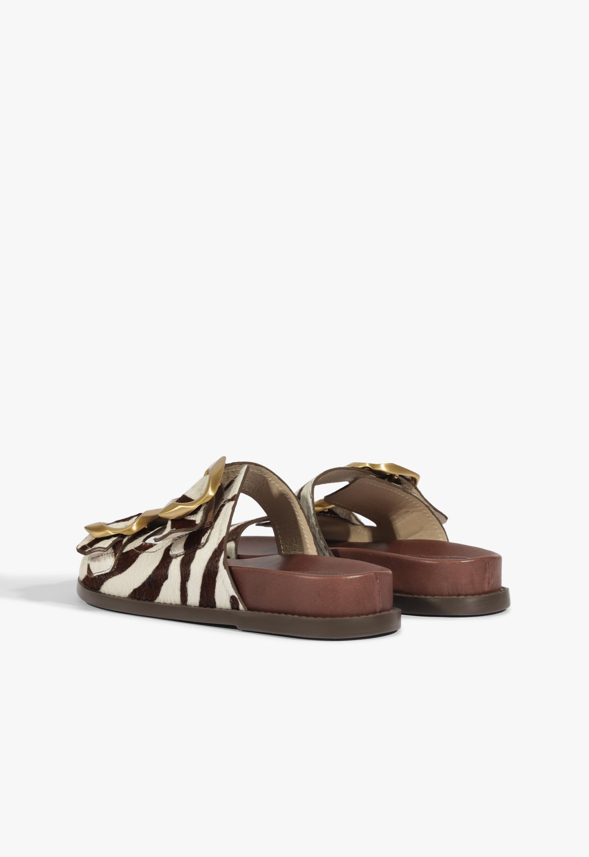 Olga Sporty Sandal | Animal Print Calf Hair – SCHUTZ