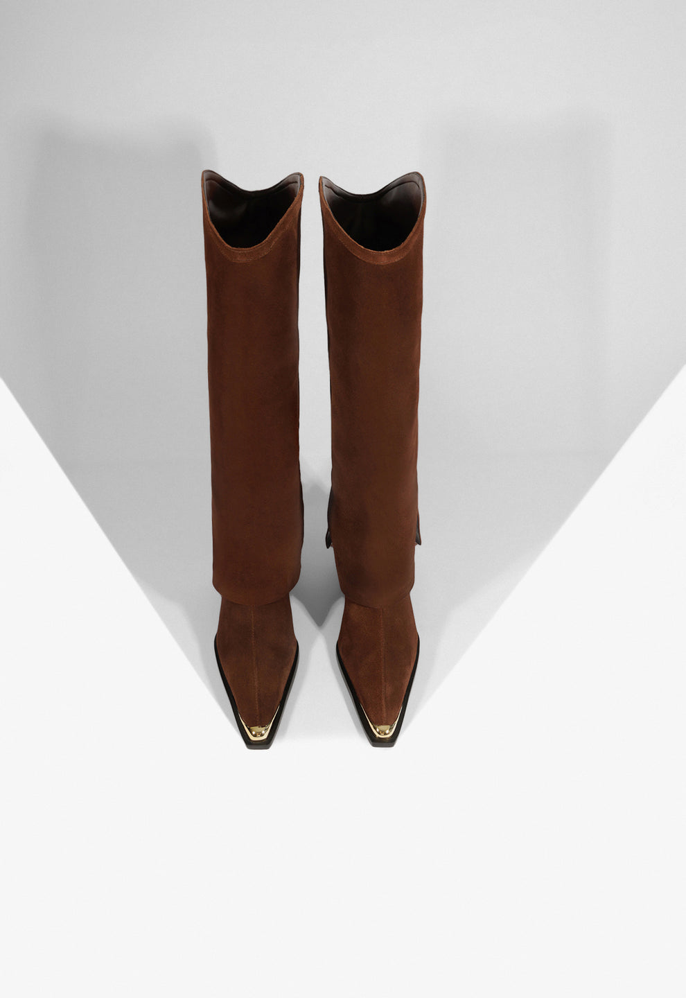 Brown Suede Boot Raffaela Up Cloak | SCHUTZ