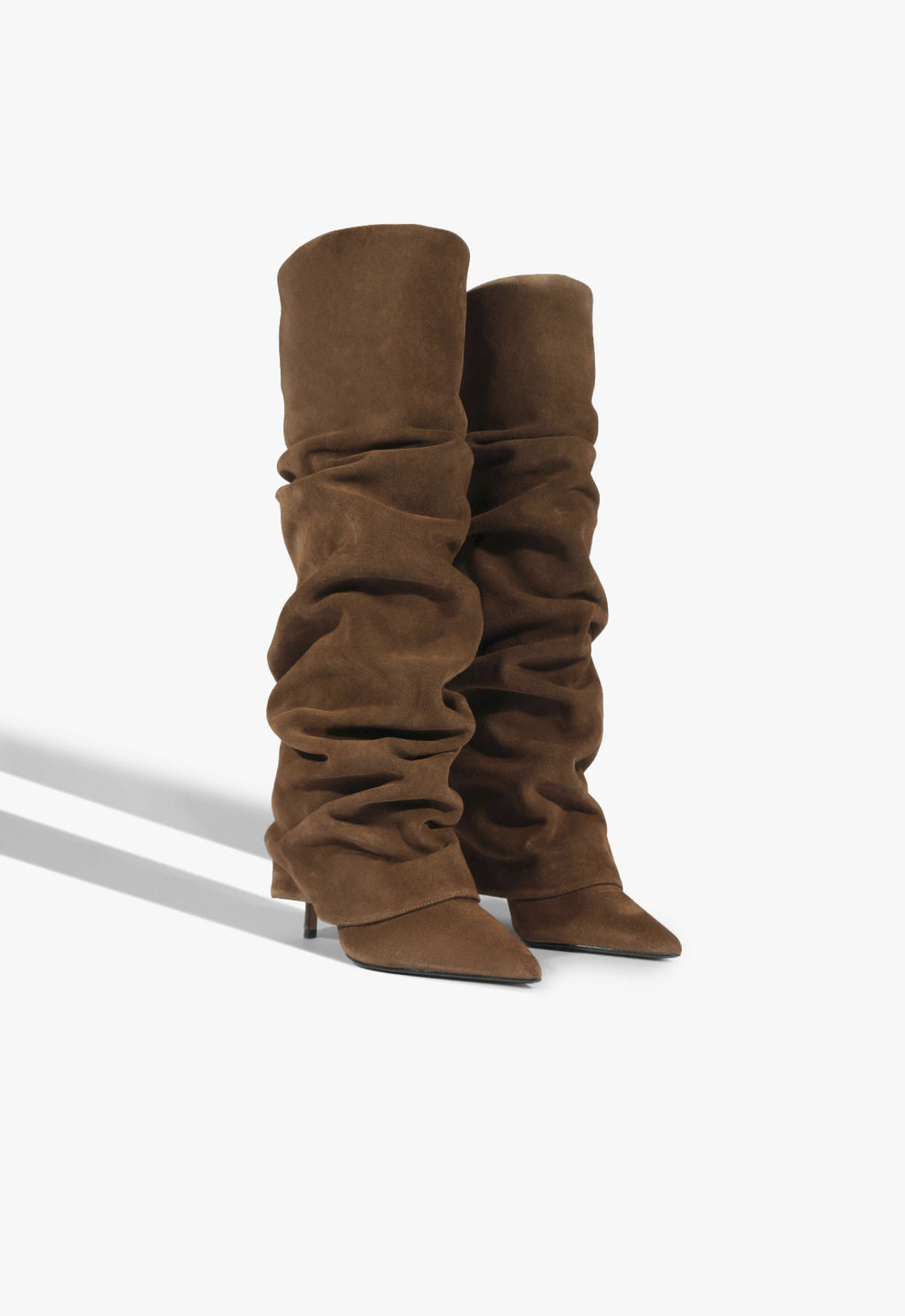 Brown Suede Boot Mikki Up Cloak | SCHUTZ