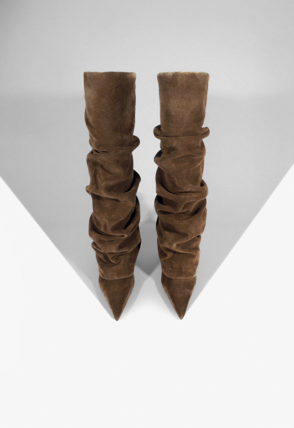 Brown Suede Boot Mikki Up Cloak | SCHUTZ