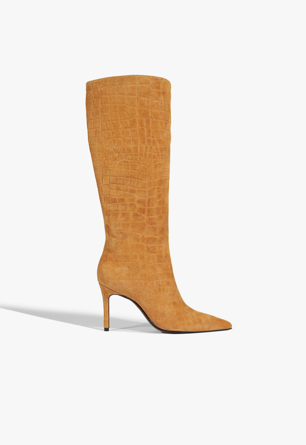 Light Brown Croc Boot Mary | SCHUTZ