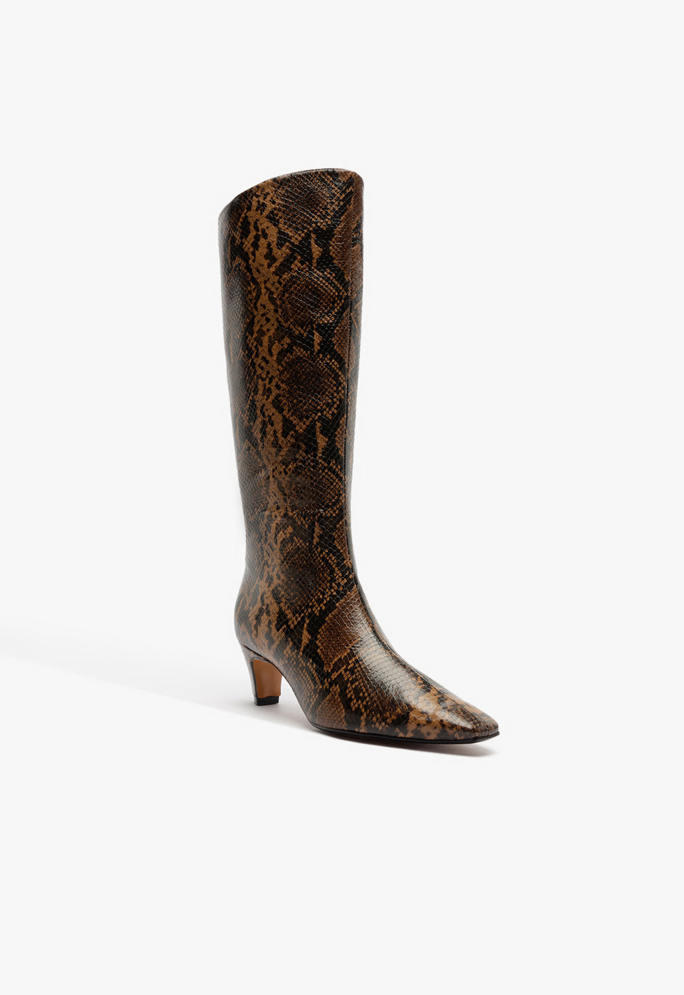 Brown Snake Boot Dellia | SCHUTZ