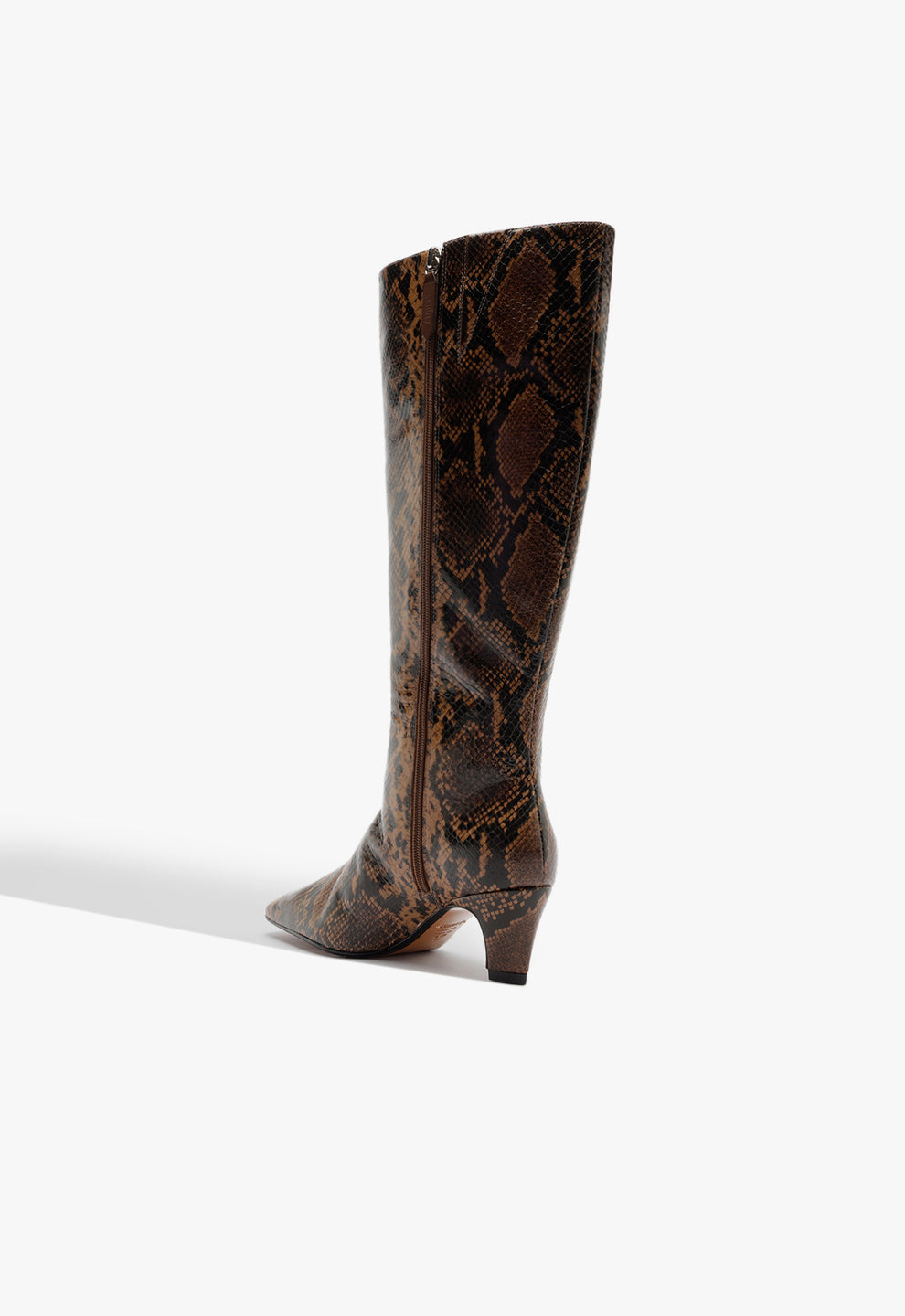 Brown Snake Boot Dellia | SCHUTZ