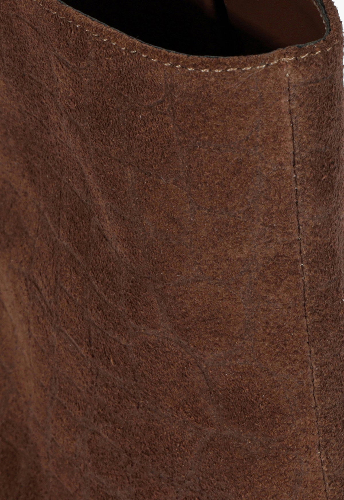 Brown Croc Bootie Mary | SCHUTZ