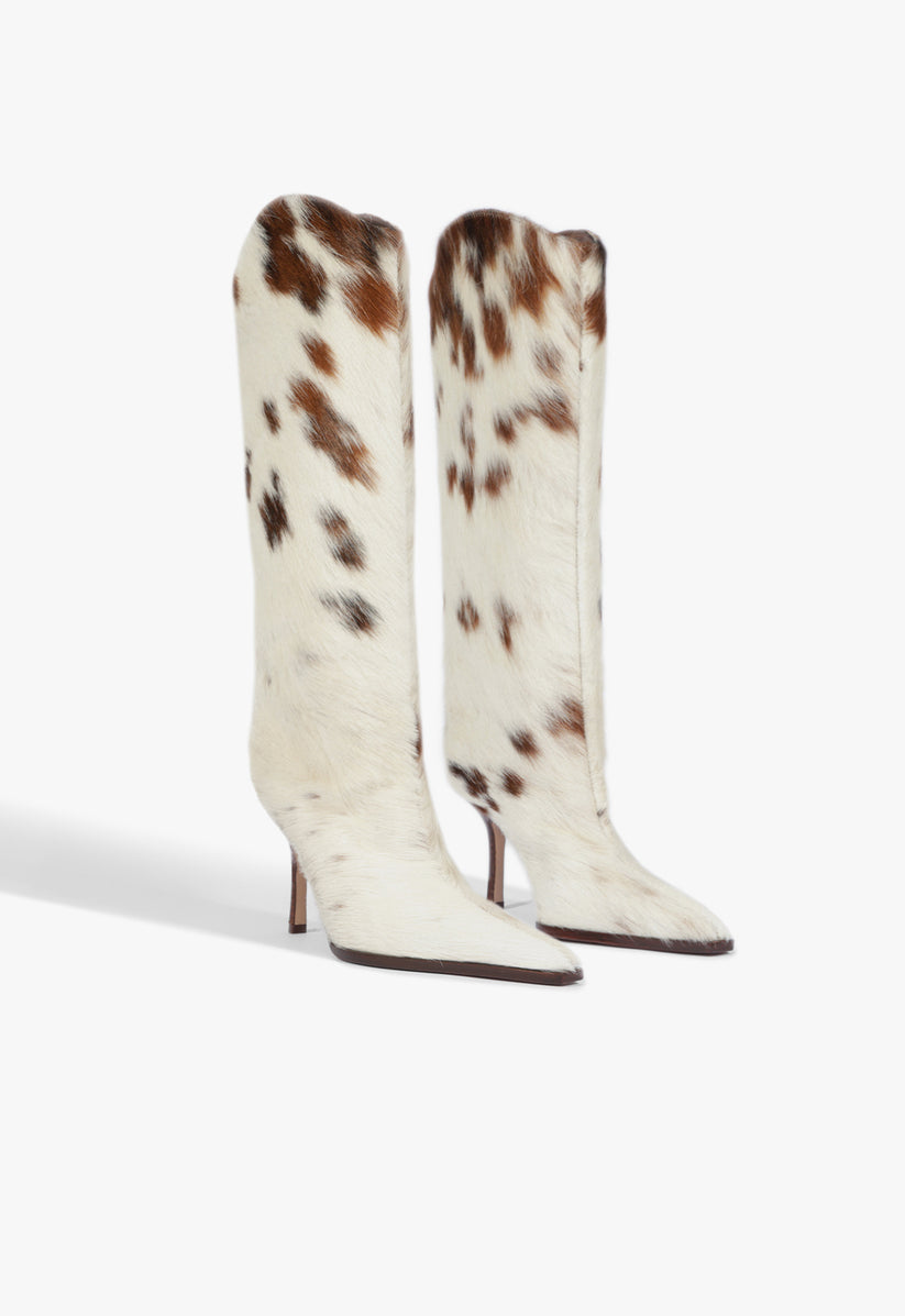 Calf Hair Boots - Maryana Wild Stiletto Boot by Schutz – SCHUTZ
