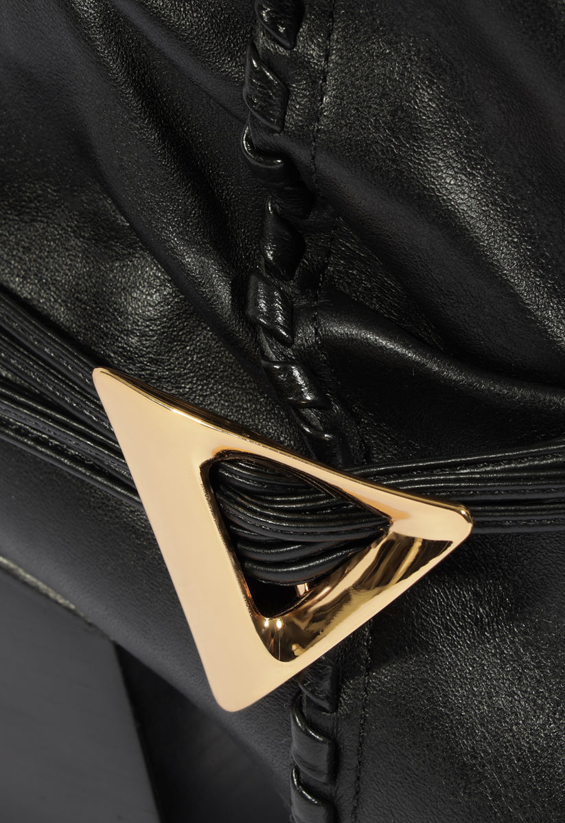 Black Slouch Ankle Boot Sable | SCHUTZ