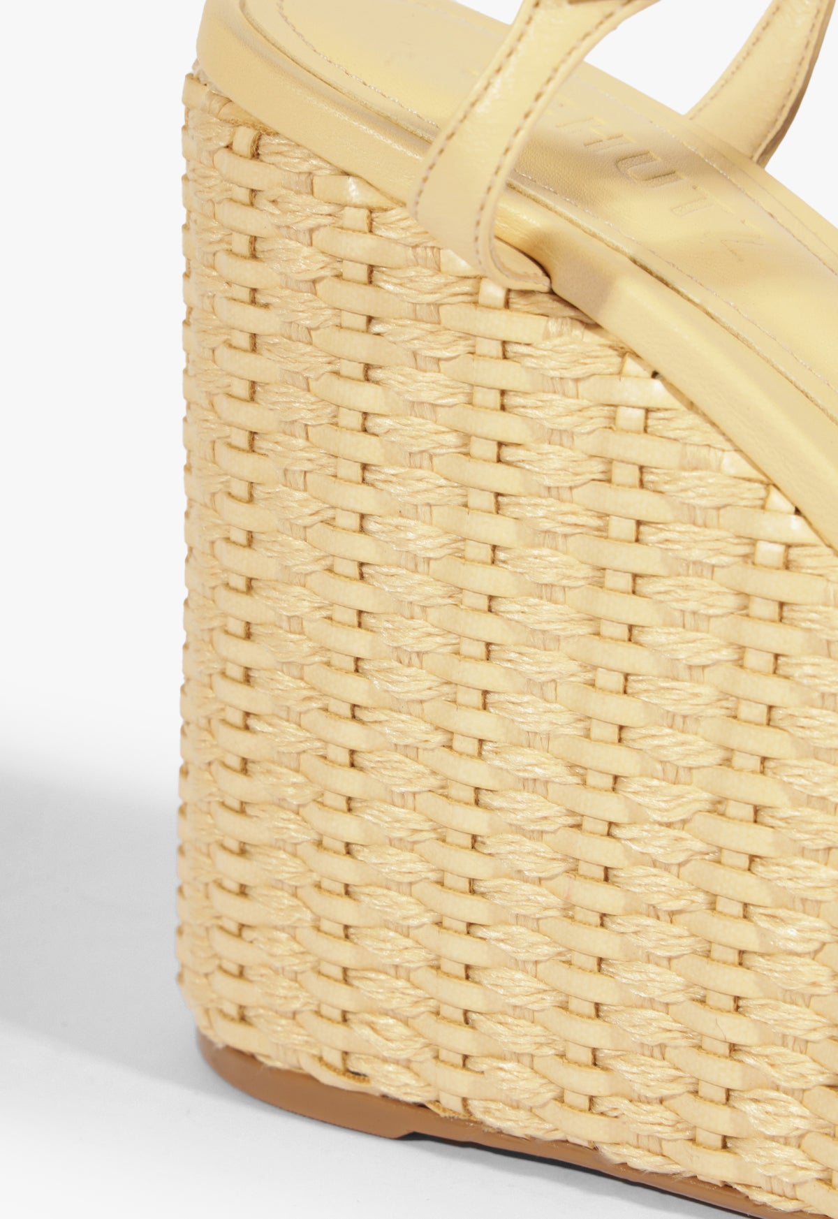 Keefa Straw Platform Sandal | SCHUTZ