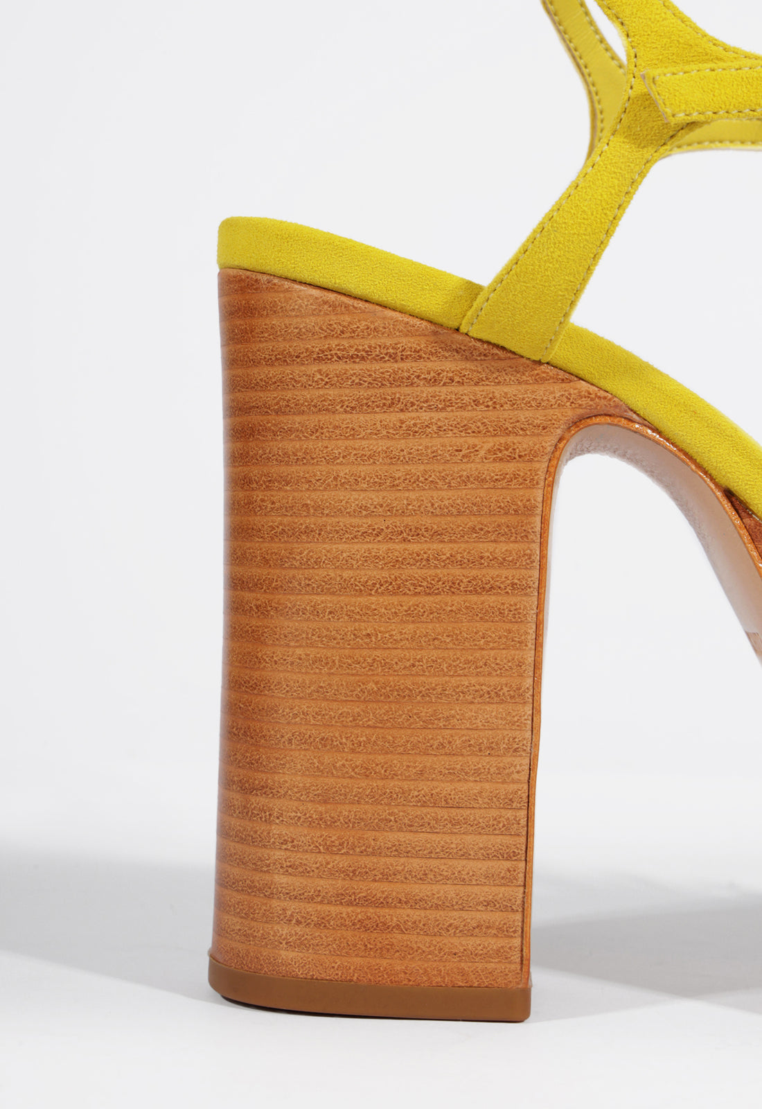 Sandy Platform Sandal | Yellow | Suede – SCHUTZ