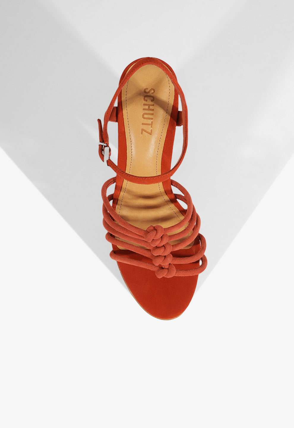 Sandy Platform Sandal | Orange | Suede – SCHUTZ