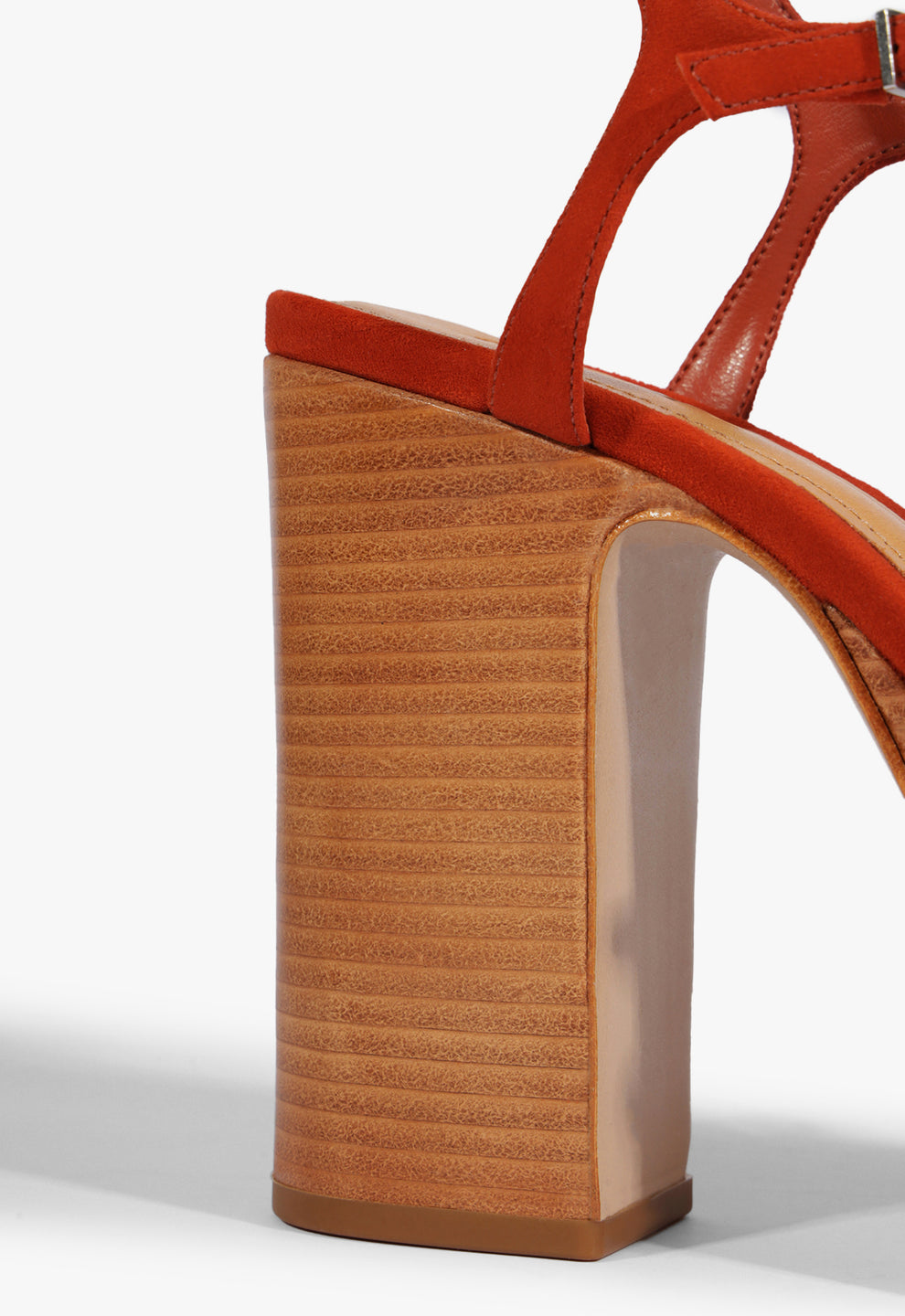 Sandy Platform Sandal | Orange | Suede – SCHUTZ