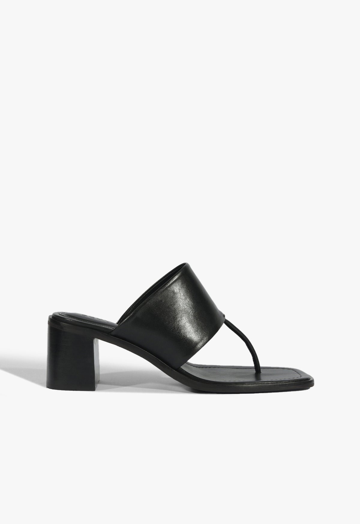 Martha Black Mid Block Heel Sandal – SCHUTZ