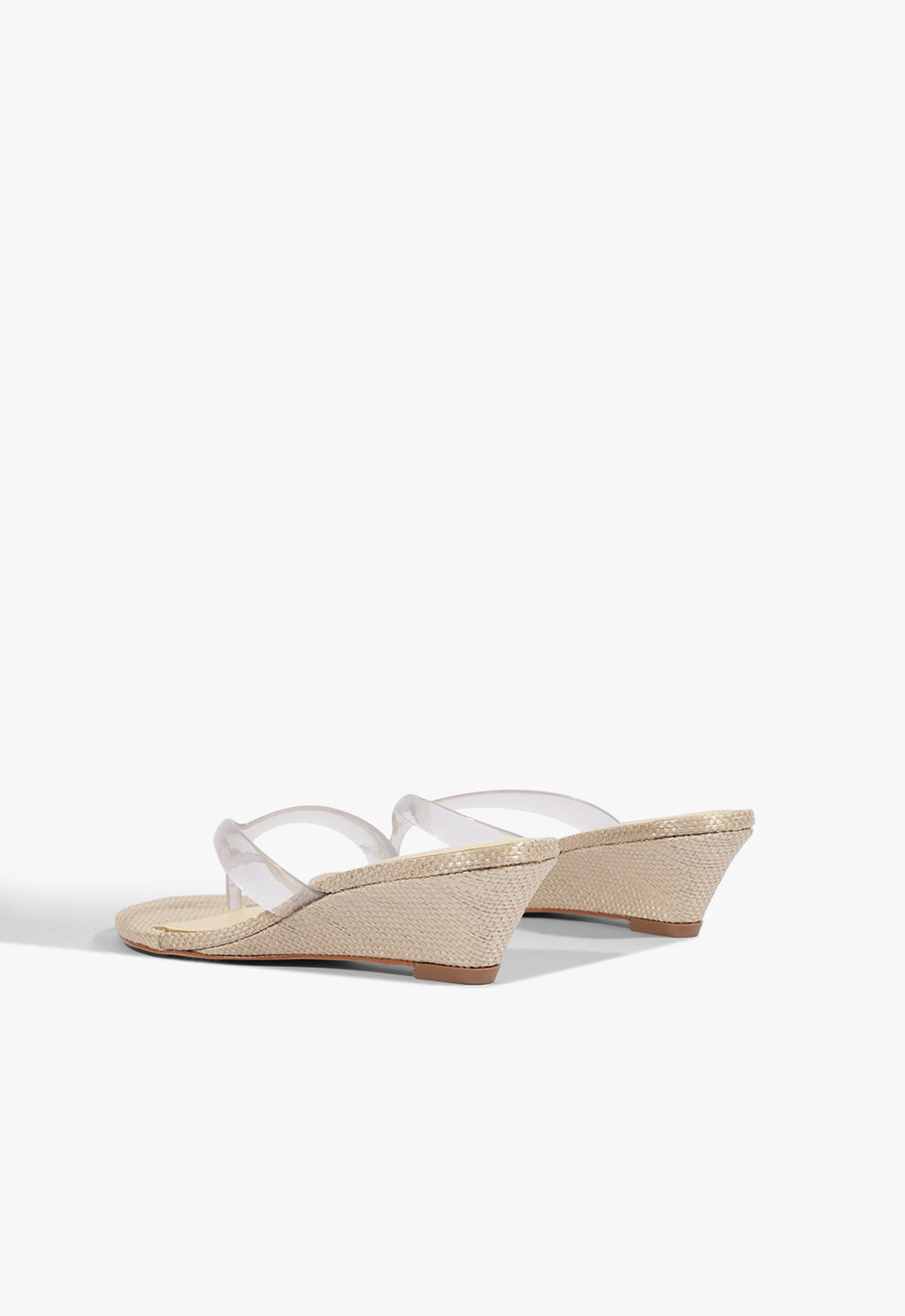 Roslyn Beige Low Wedge Sandal – SCHUTZ