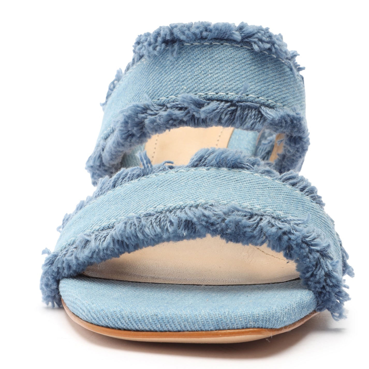 Amely Mid Block Denim Sandal – SCHUTZ